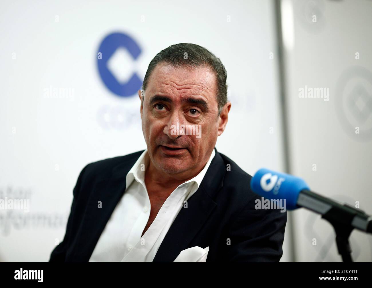 Madrid, 06/20/2015. Interview with Carlos Herrera. Photo: Oscar del ...