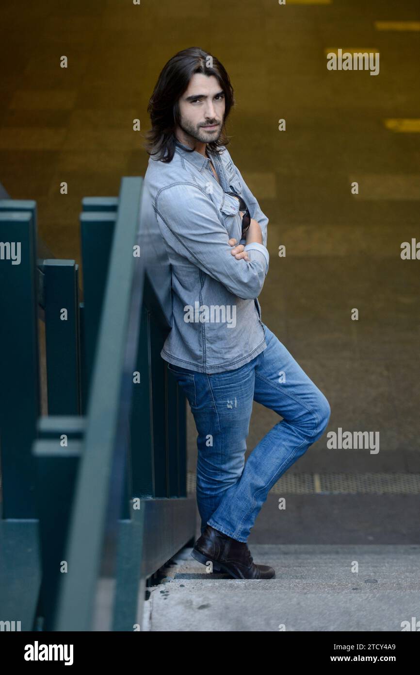 Madrid, 05/27/2015. Interview with actor Aitor Luna. Photo: Maya ...