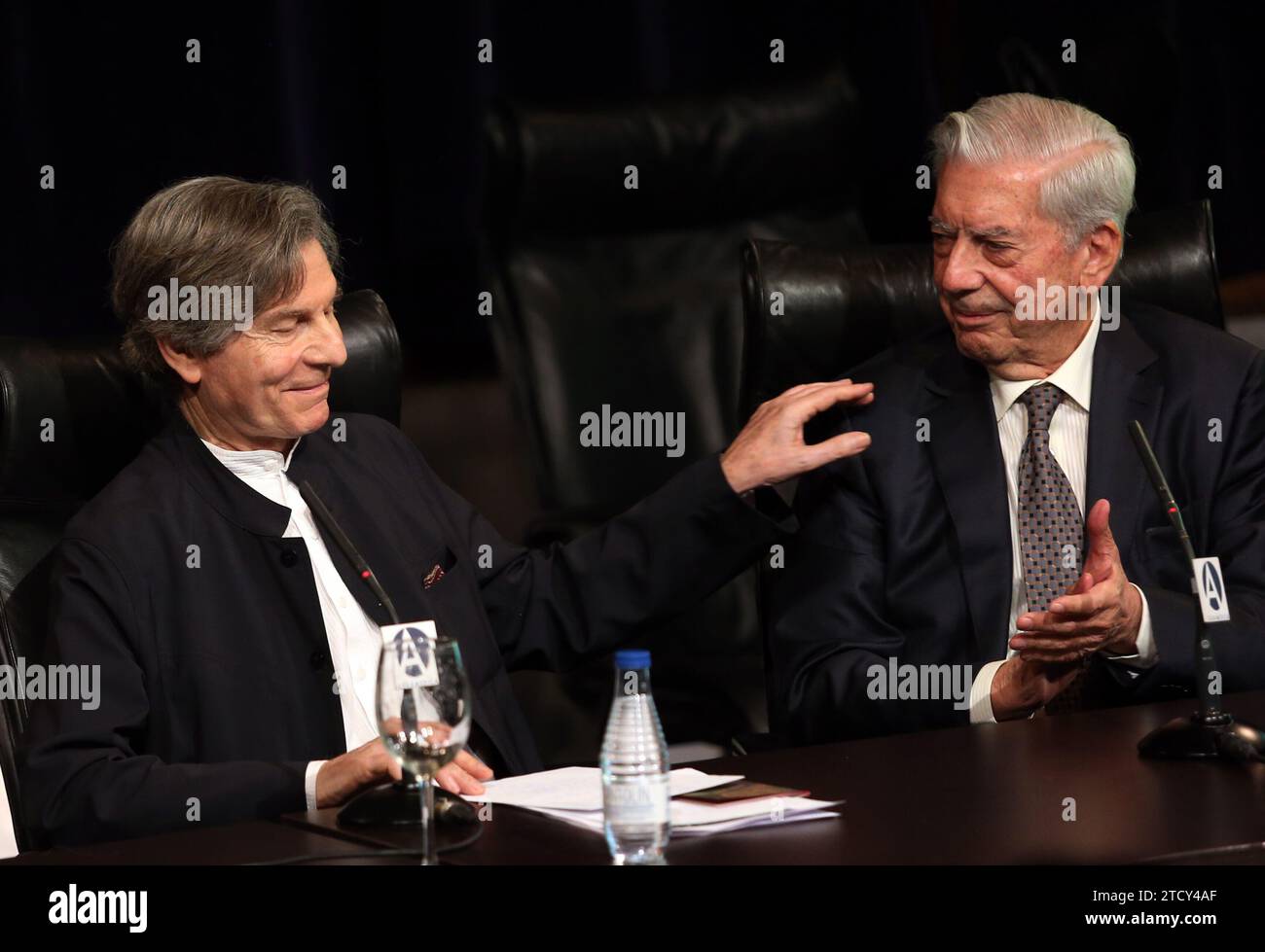 Madrid, 07/02/2015. Conference by Guy Sorman and Mario Vargas Llosa ...