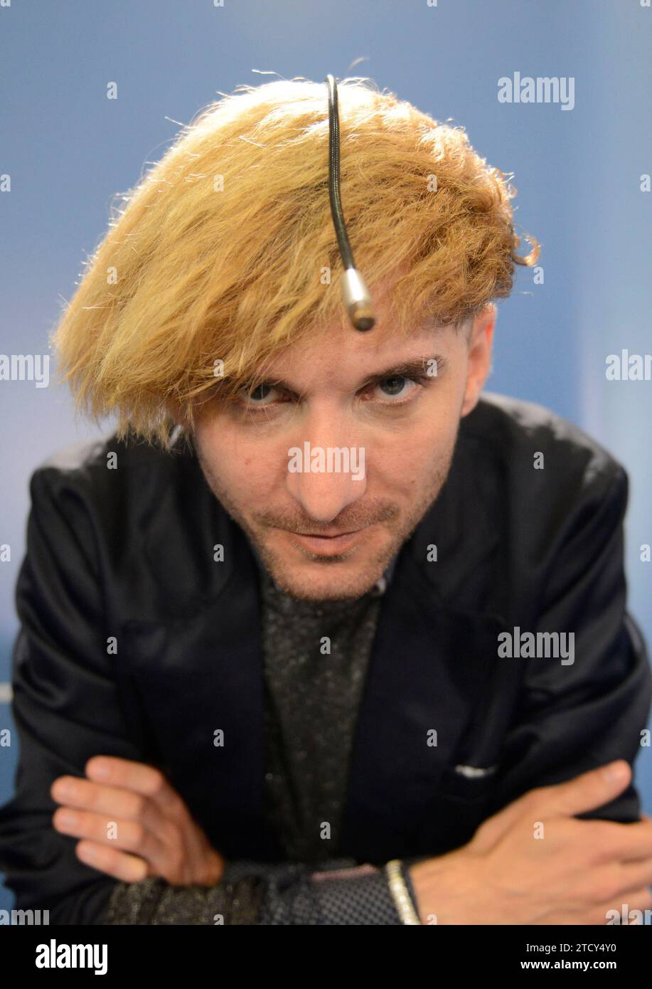 Madrid, 05/30/2017. Interview with Neil Harbisson, known for being the ...