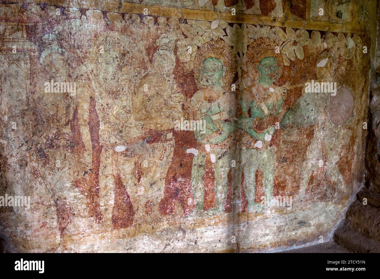 A fresco on a wall within the Thivanka Image House (Image House of ...