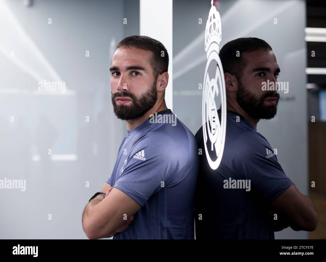 Madrid, 05/30/2017. Interview with Dani Carvajal, Real Madrid winger ...