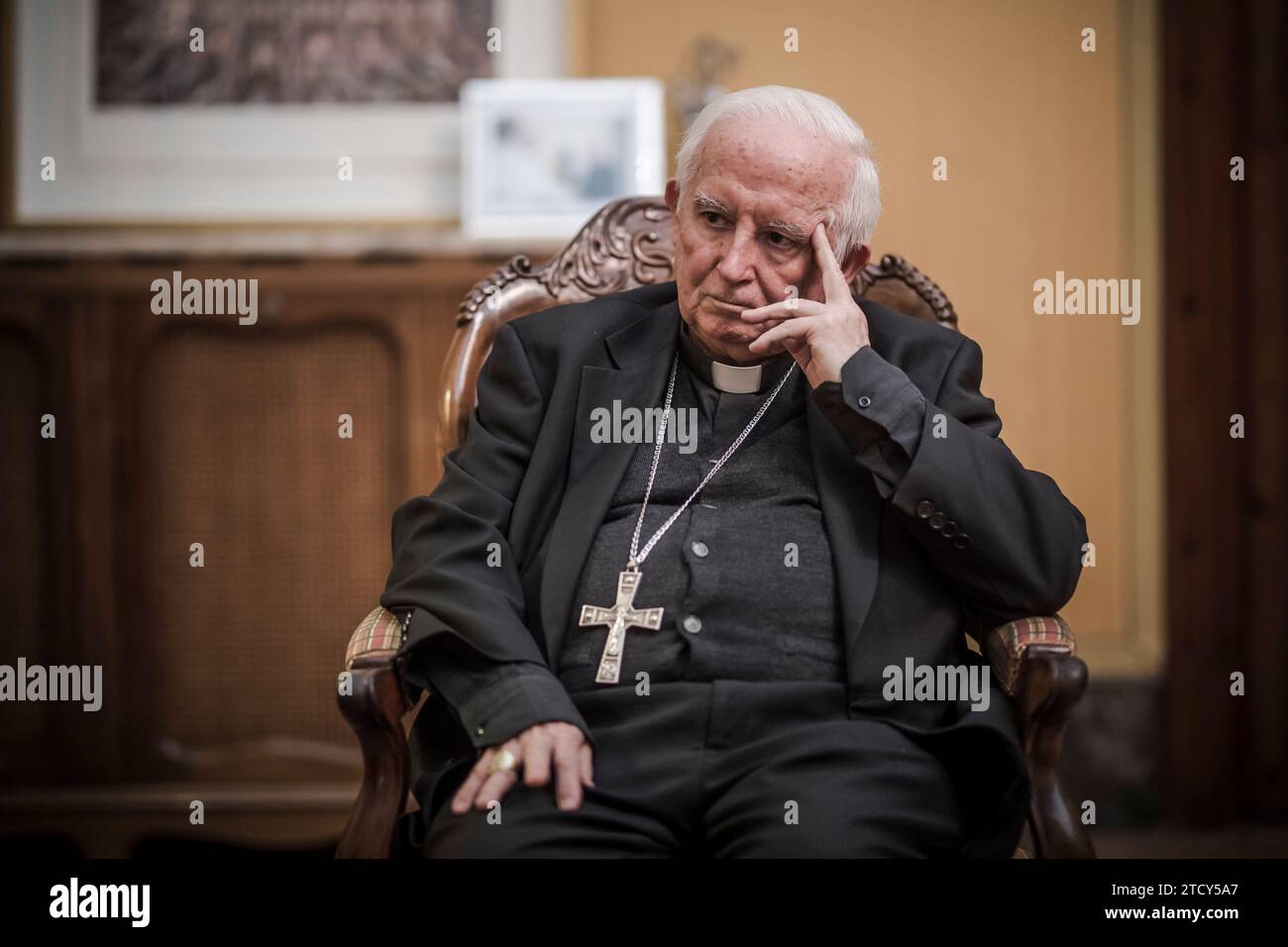 Valencia, 03/27/2017. Interview with Antonio Cañizares, Cardinal ...