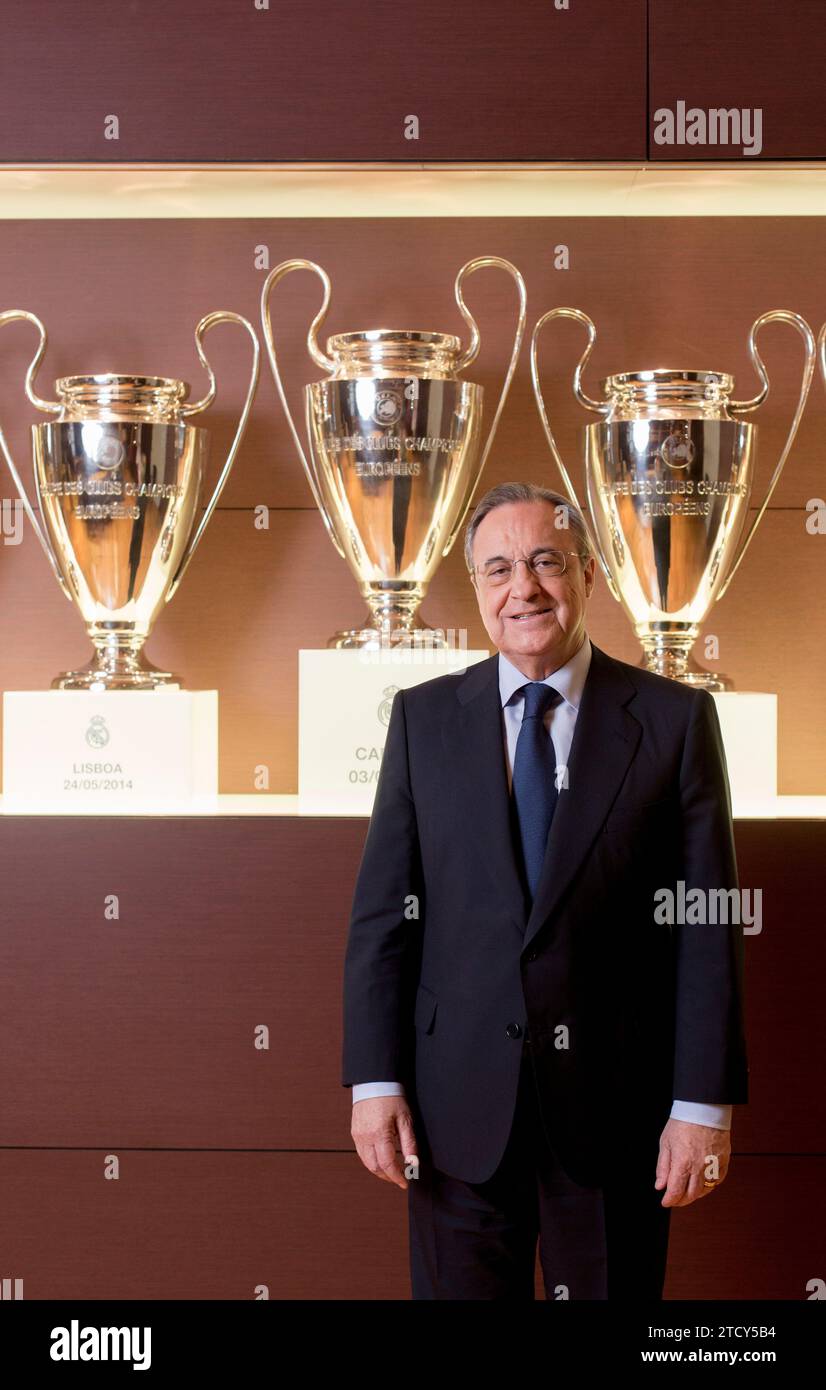 Madrid, 06/19/2017. Interview with Florentino Pérez, president of Real ...