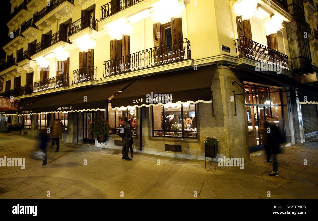 Madrid, 03/27/2017. Reopening of the Café Comercial, in the Bilbao ...