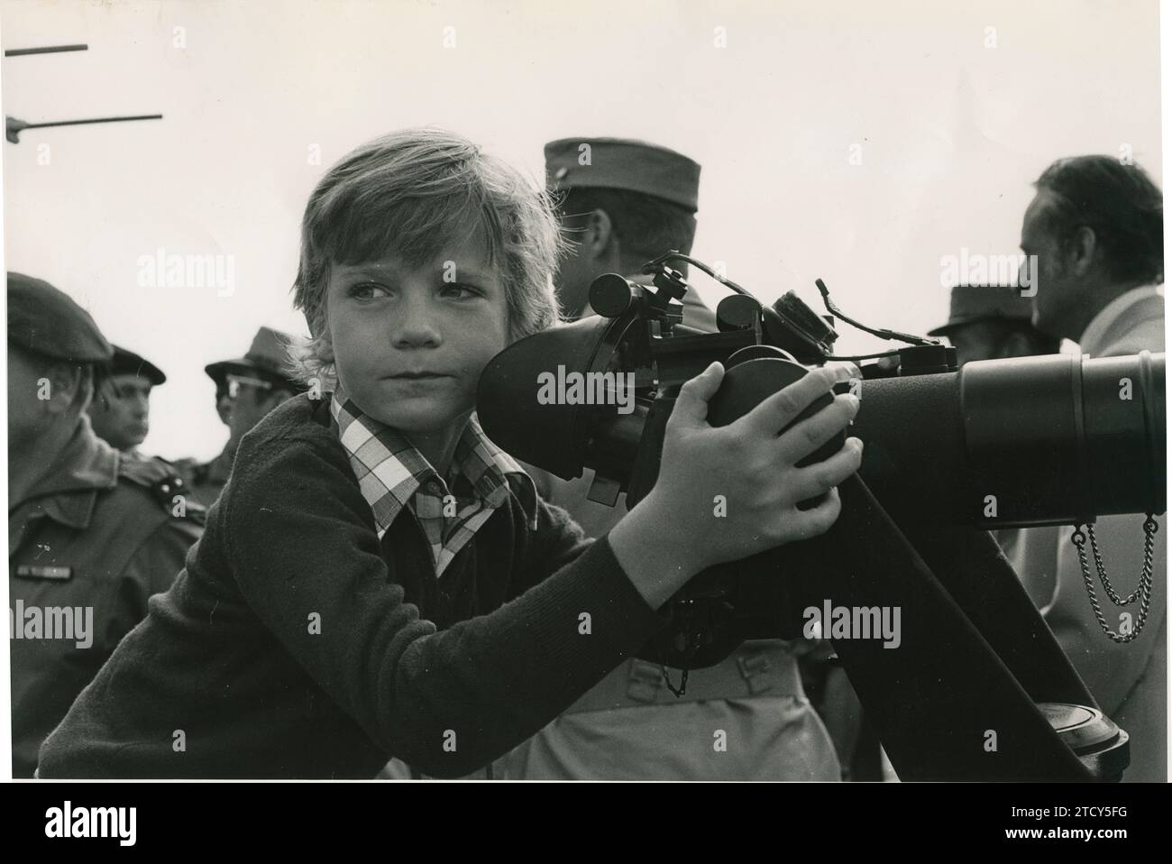 Province of Segovia, 06/21/1976. HRH Prince Felipe's first contact with ...