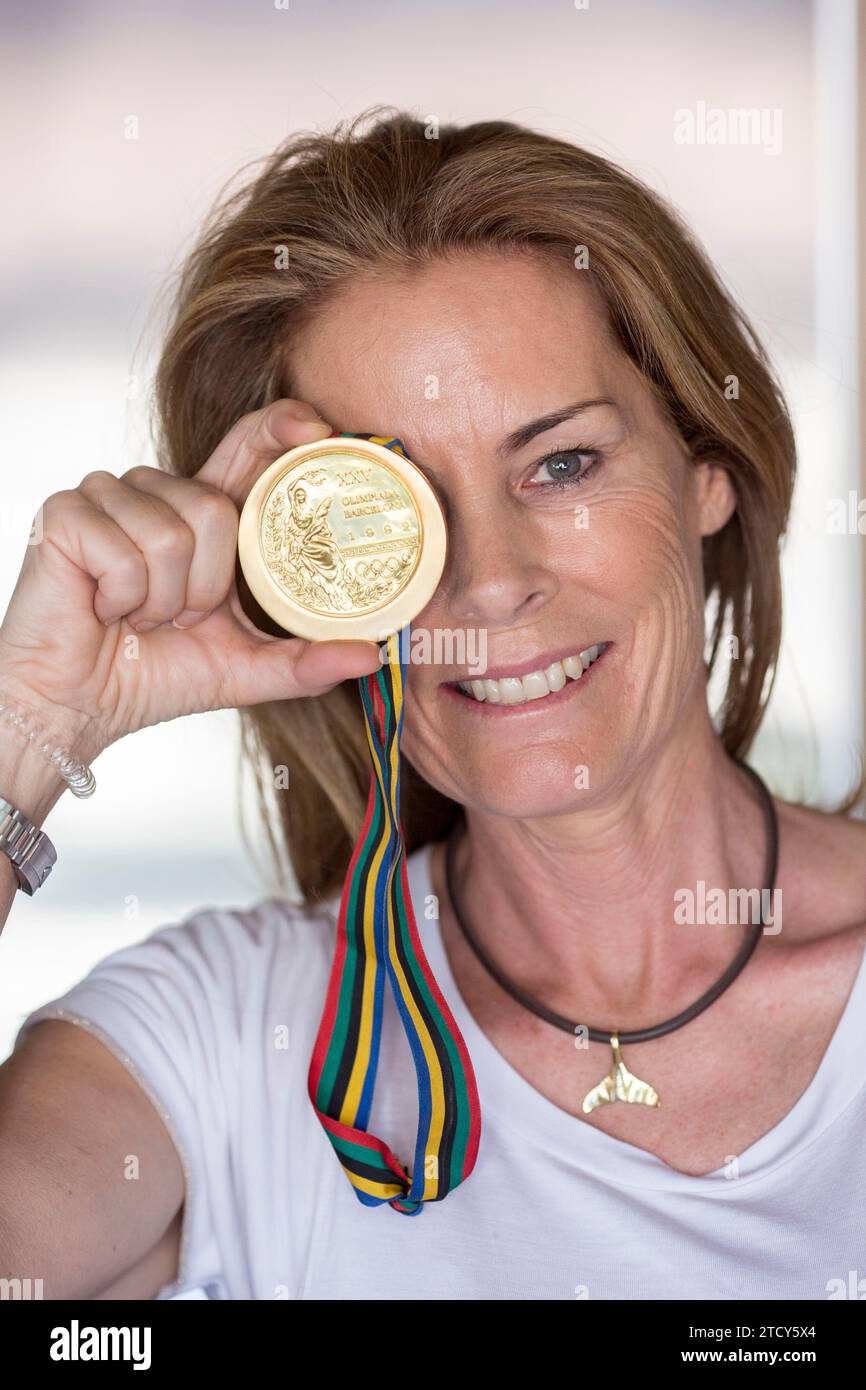 Madrid, 06/23/2017. Interview with Theresa Zabell, Olympic medalist in ...