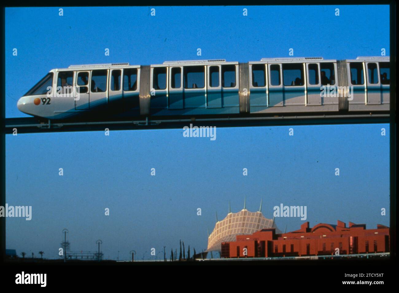 Seville, April 1992. Universal Exhibition of Seville 1992. In the image ...