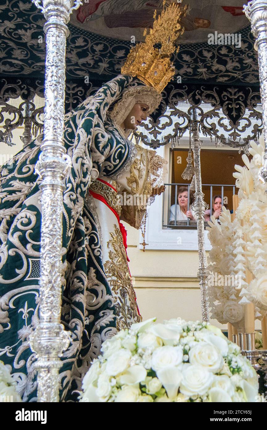 Seville, 04/11/2017. Easter week. Holy Tuesday. Sisters of La ...