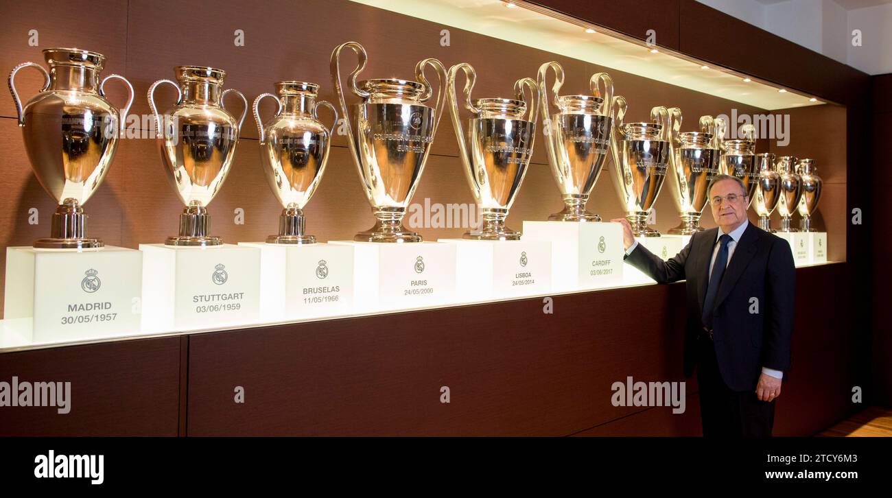 Madrid, 06/19/2017. Interview with Florentino Pérez, president of Real ...