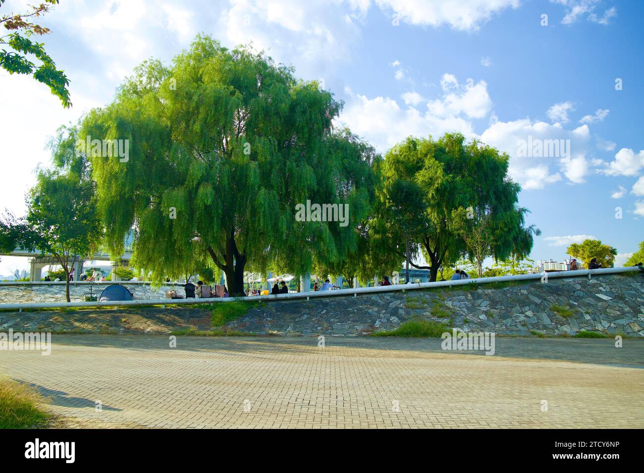 Seoul, South Korea - October 1, 2023: A serene setting in Jamwon ...
