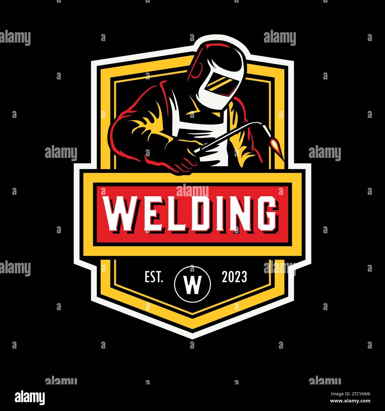 Fabrication of steel weld Stock Vector Images - Alamy