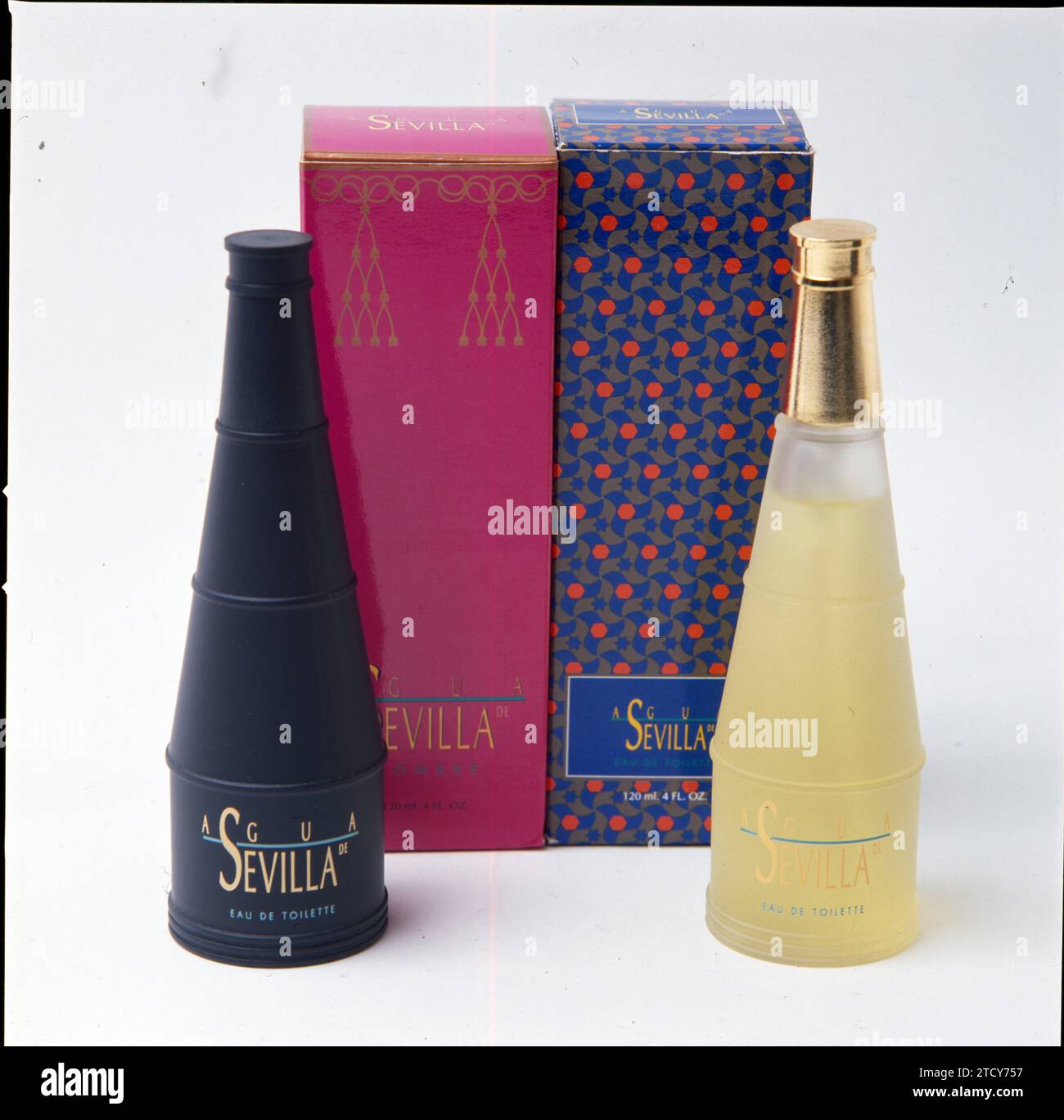 Universal Exhibition of Seville 1992. In the image, merchandising items ...