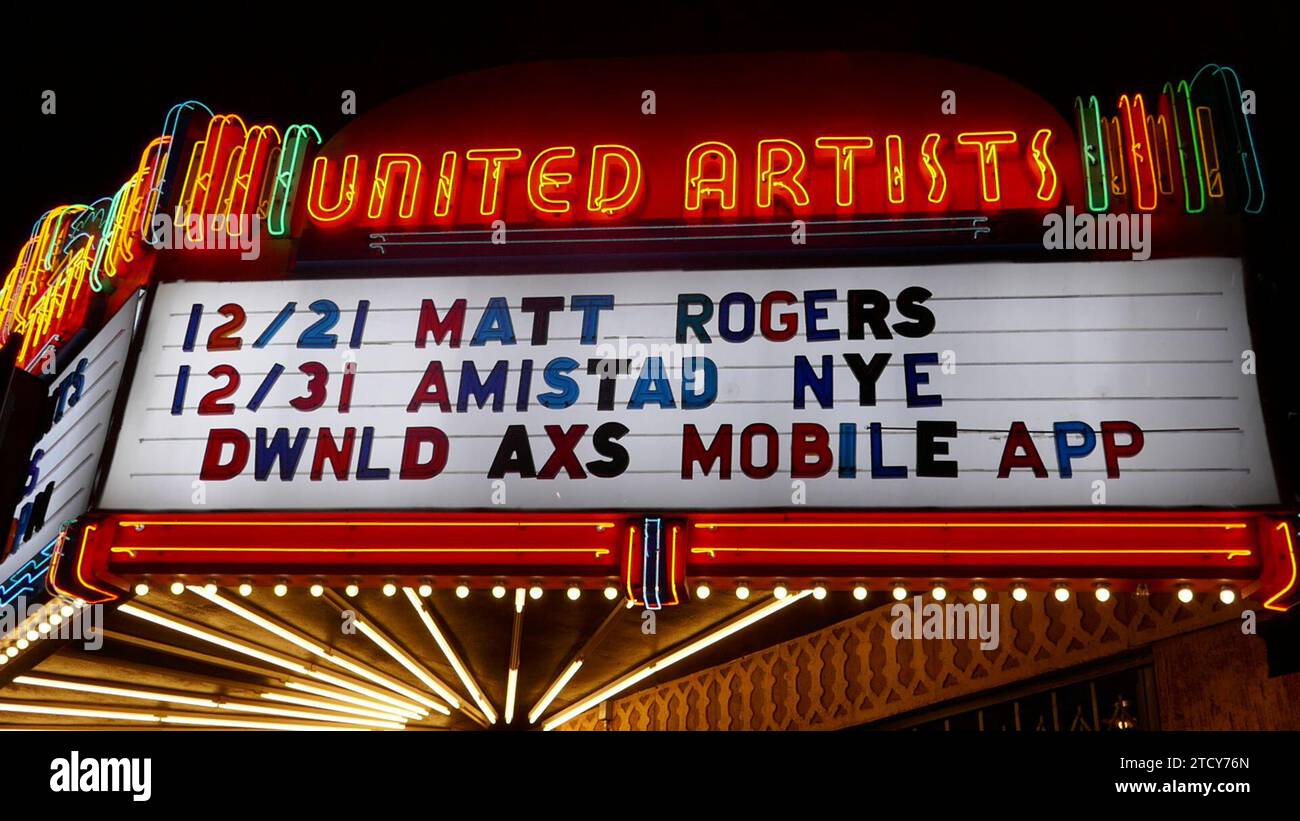 Los Angeles, California, USA 12th December 2023 Comedian Matt Rogers ...