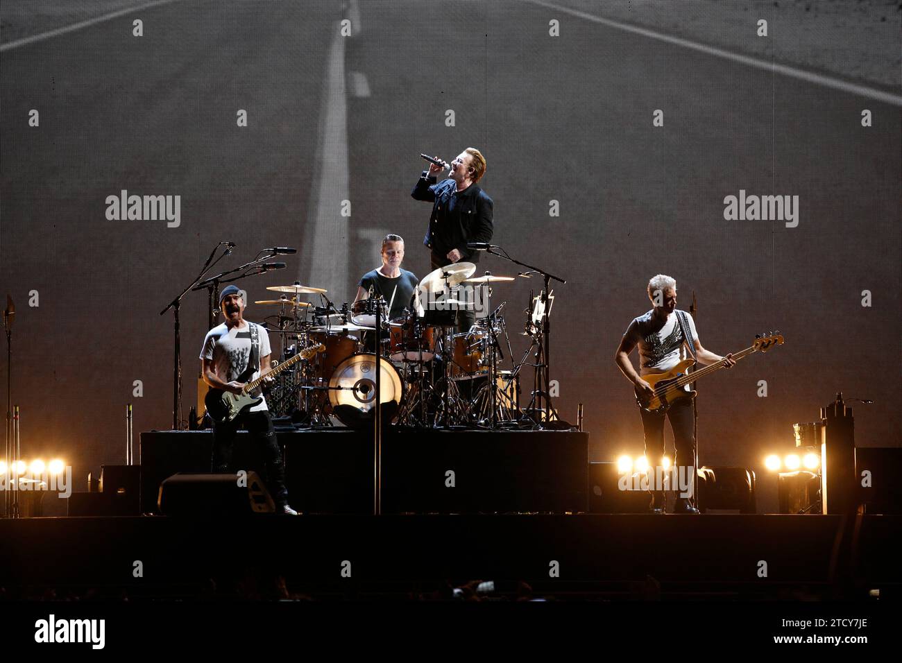 Barcelona, 07/18/2017. U2 concert on their ?The Joshua Tree Tour 2017 ...