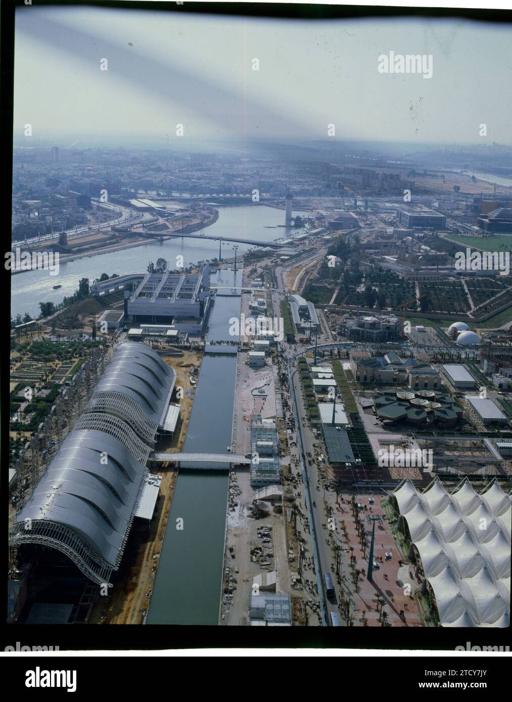 Seville, April 1992. Universal Exhibition of Seville 1992. In the image ...
