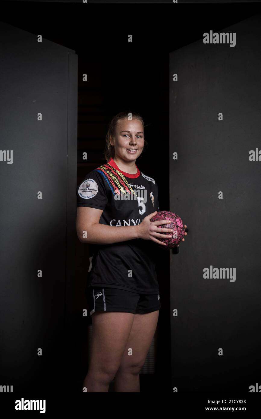 Valencia, 01/07/2016. Interview with Raquel Bejarano, handball player ...