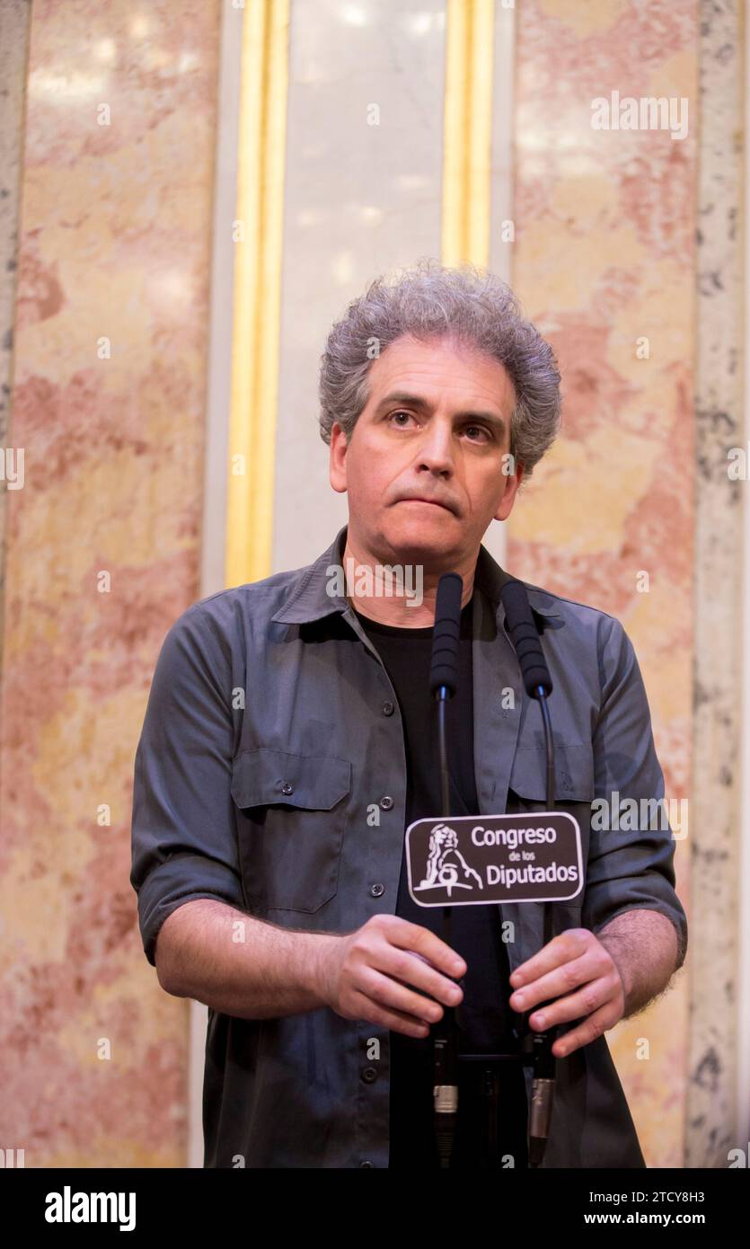Madrid, 01/20/2016. Marcelo Exposito in the Congress of Deputies. Photo ...