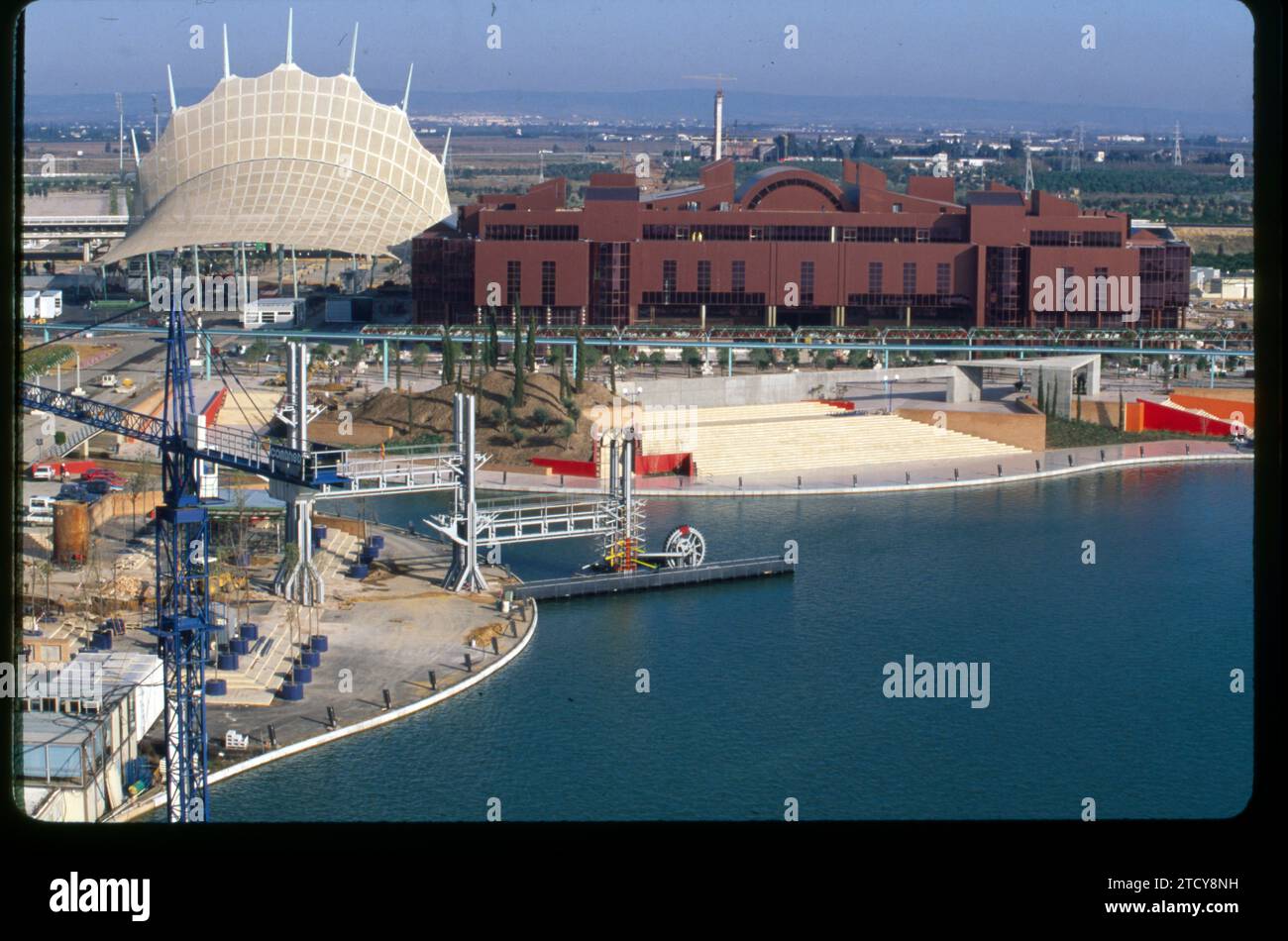 Seville, March 1992. Universal Exhibition of Seville 1992. In the image ...