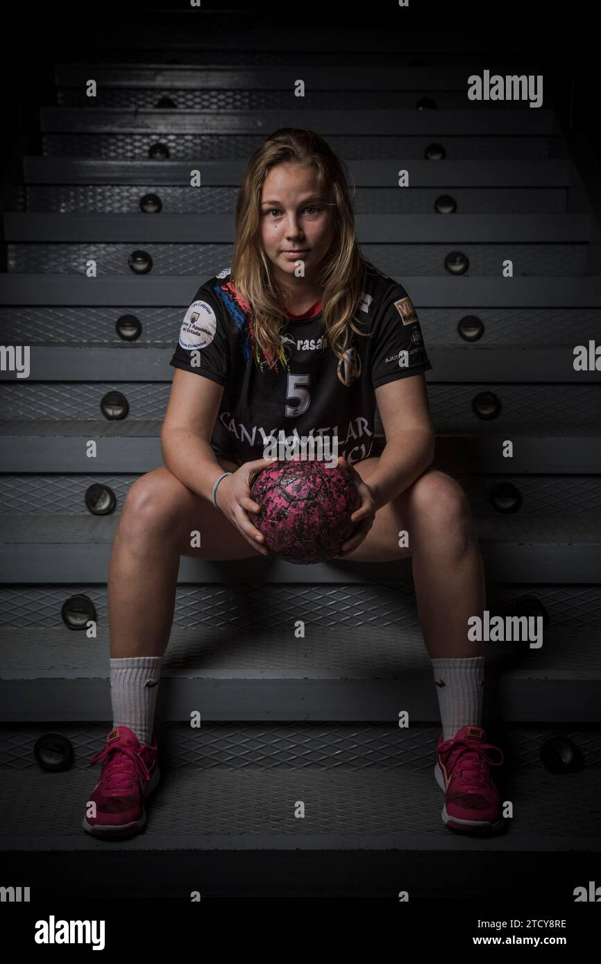 Valencia, 01/07/2016. Interview with Raquel Bejarano, handball player ...