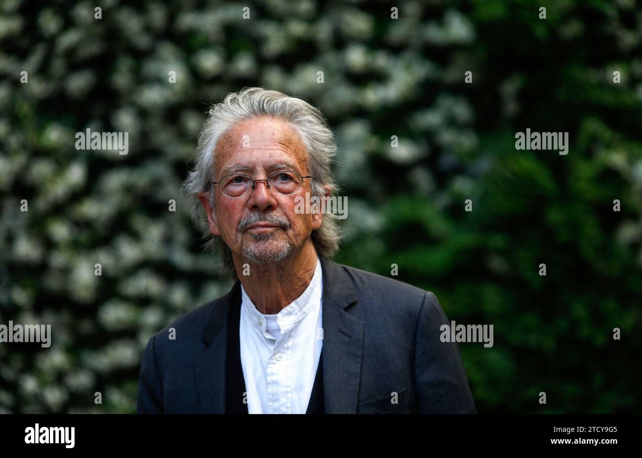 Madrid, 05/22/2017. Meeting with the Austrian writer Peter Handke ...