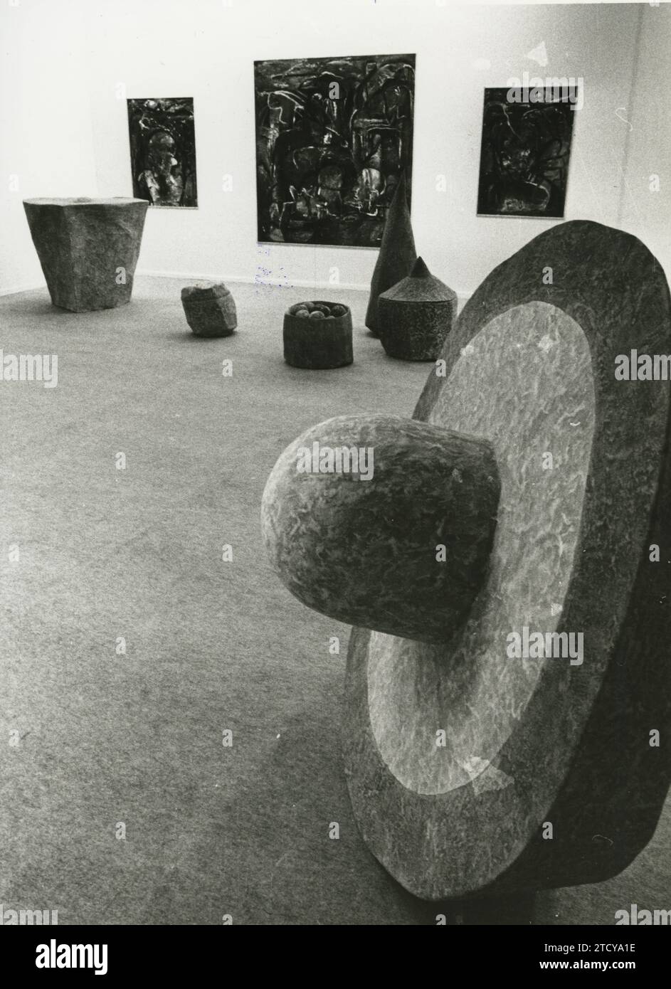 Madrid, February 1987. Arco 1987 exhibition. Credit: Album / Archivo ...