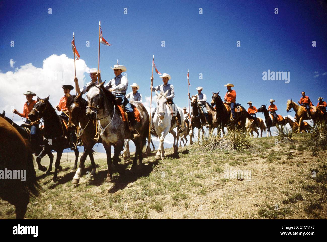 COLORADO SPRINGS, CO - MAY, 1954: General view of Gymkhana, which is an ...