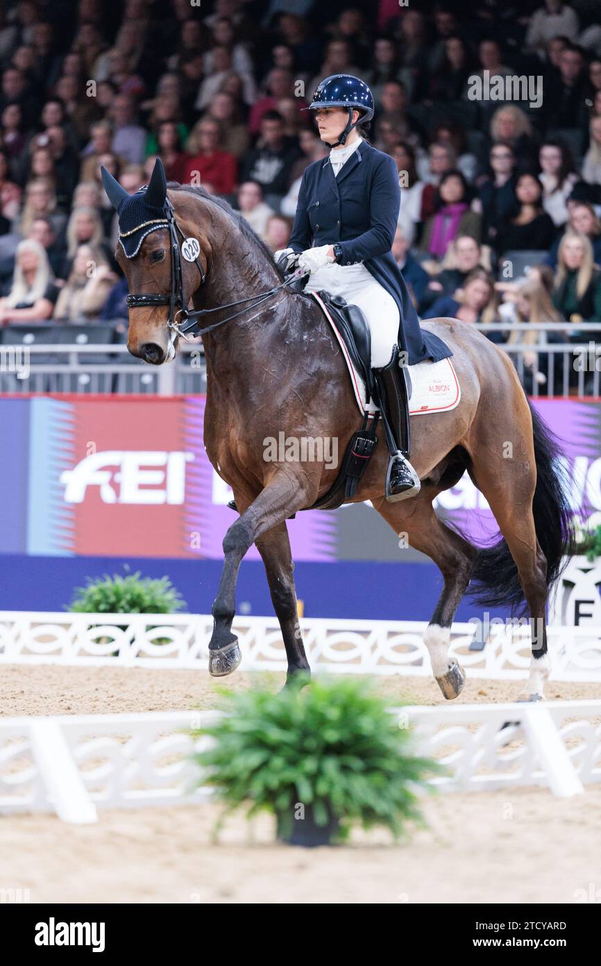 Jorinde Verwimp of Belgium with Charmer during the FEI Dressage World ...