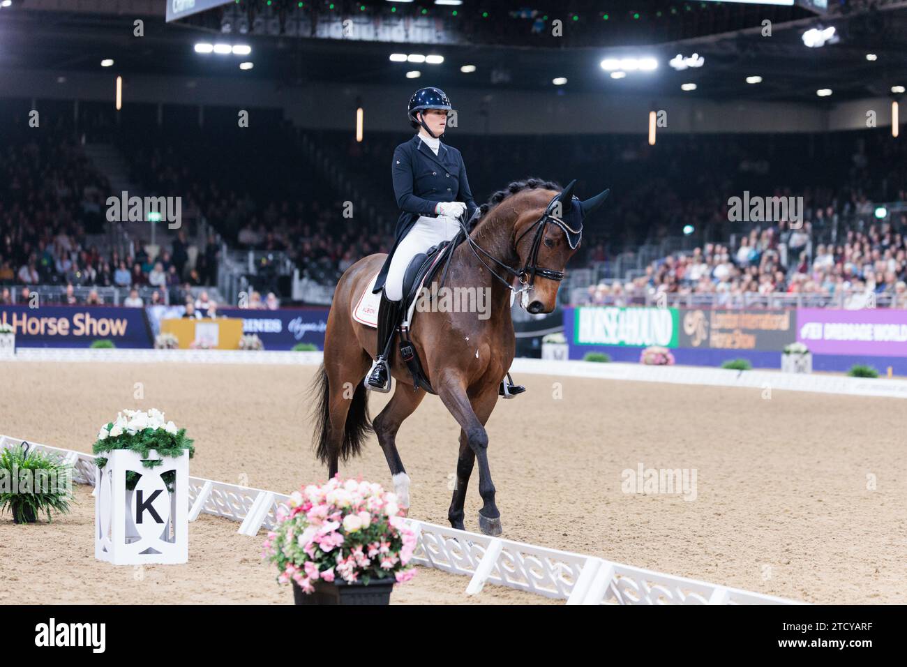 Jorinde Verwimp of Belgium with Charmer during the FEI Dressage World ...
