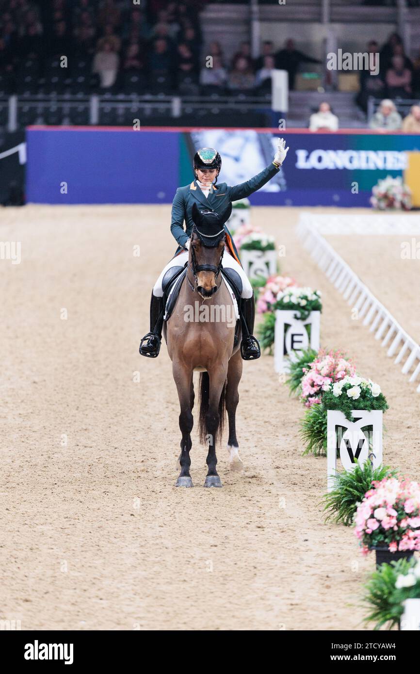 Abigail Lyle of Ireland with Giraldo during the FEI Dressage World Cup ...