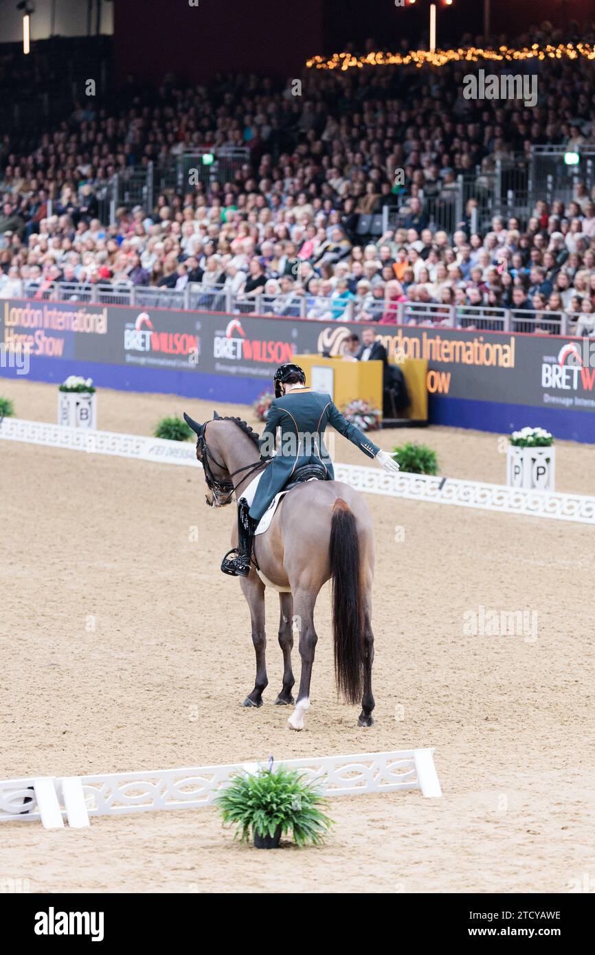 Abigail Lyle of Ireland with Giraldo during the FEI Dressage World Cup ...