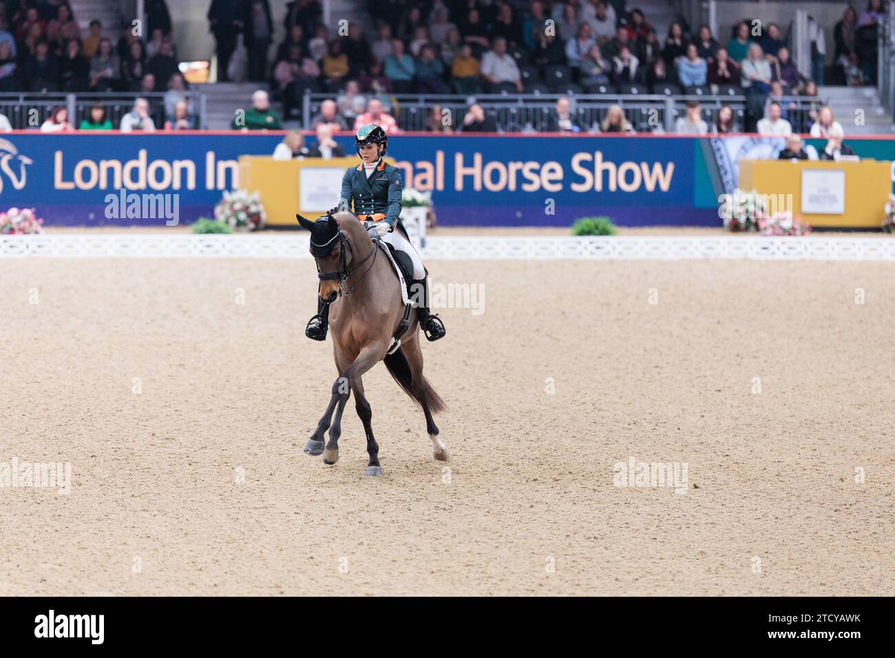 Abigail Lyle of Ireland with Giraldo during the FEI Dressage World Cup ...