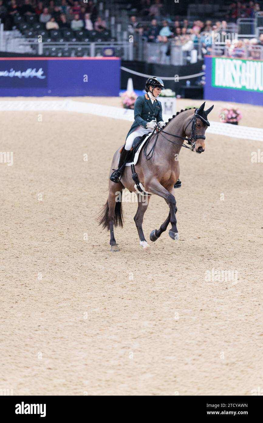 Abigail Lyle of Ireland with Giraldo during the FEI Dressage World Cup ...