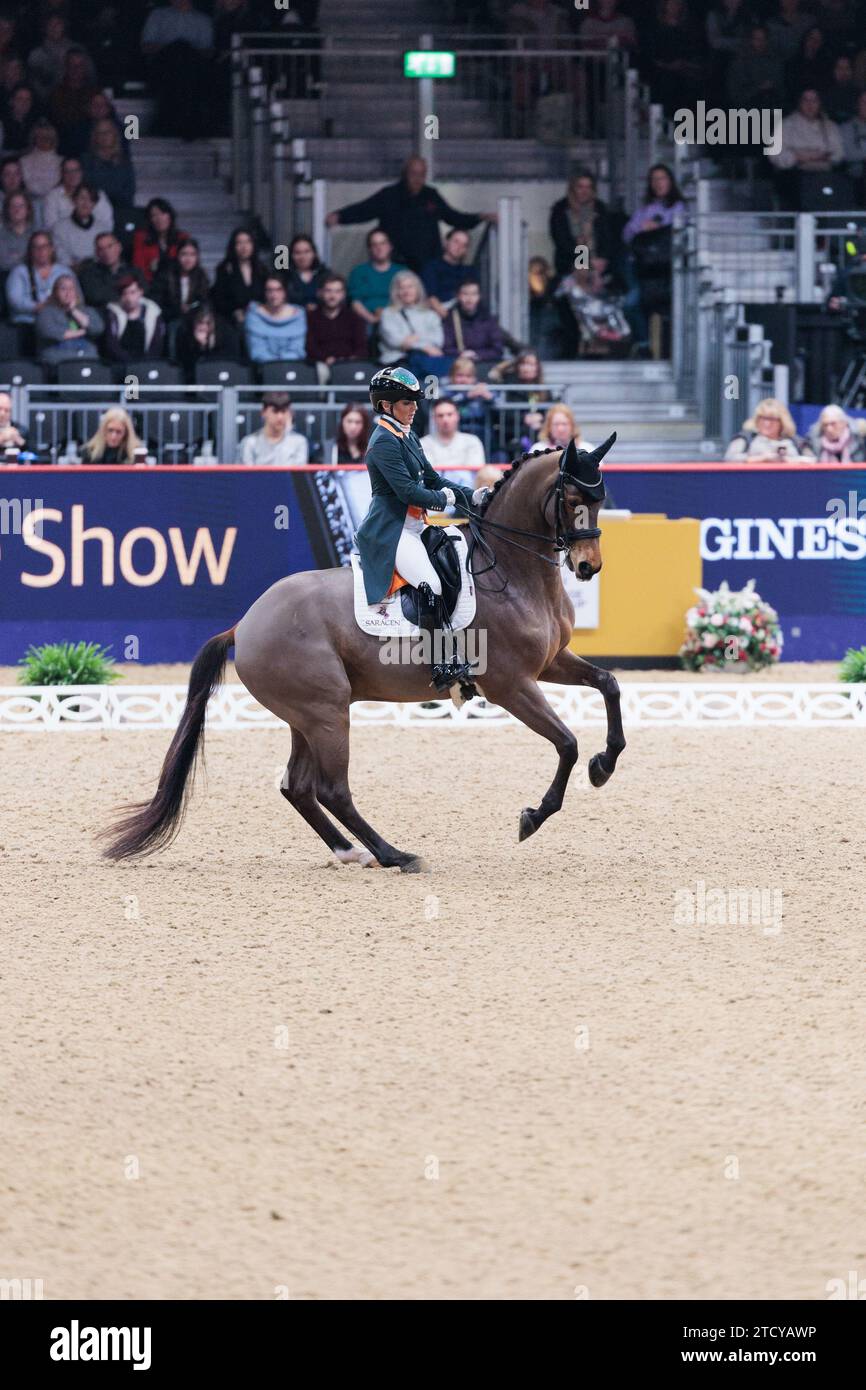 Abigail Lyle of Ireland with Giraldo during the FEI Dressage World Cup ...