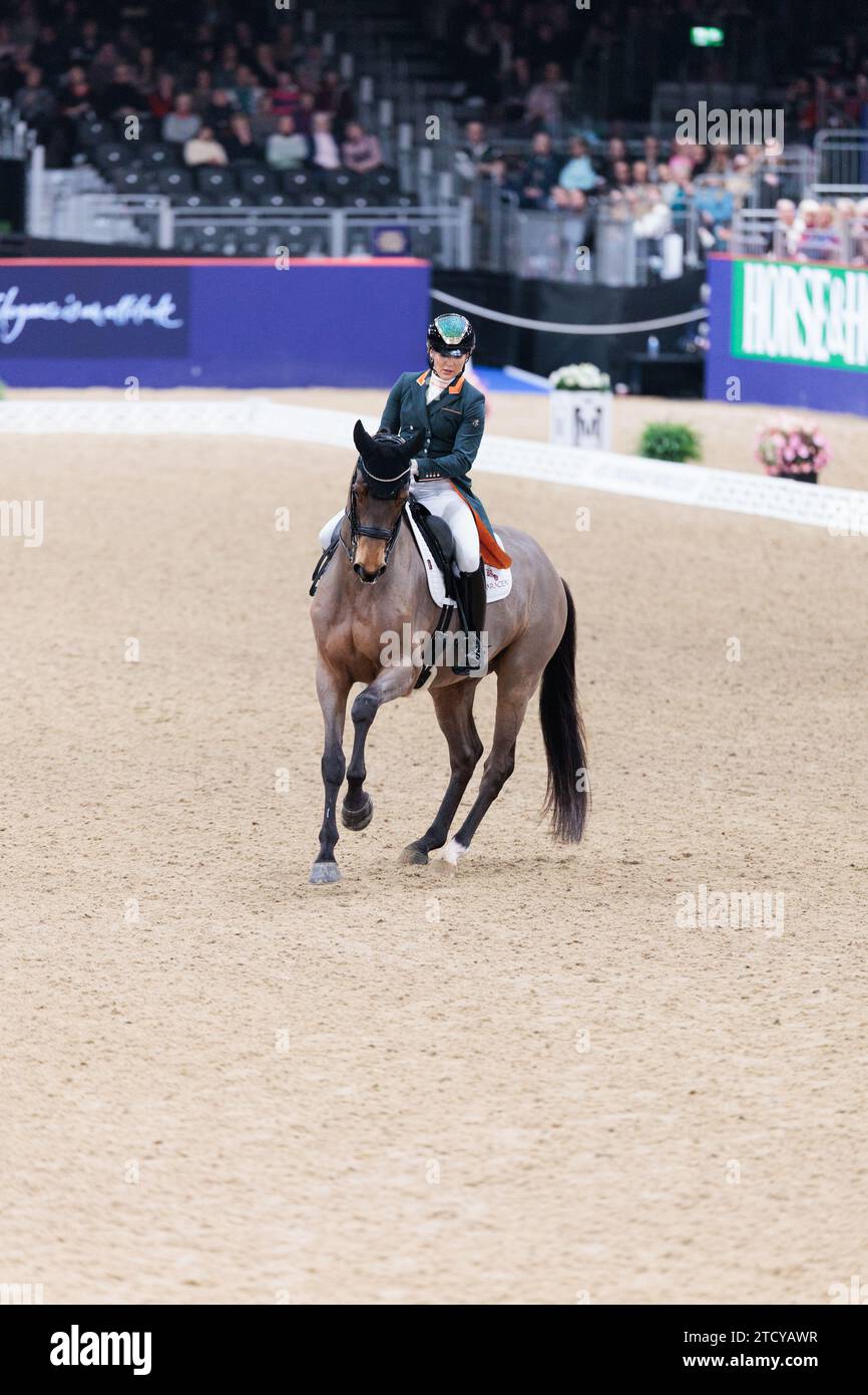 Abigail Lyle of Ireland with Giraldo during the FEI Dressage World Cup ...