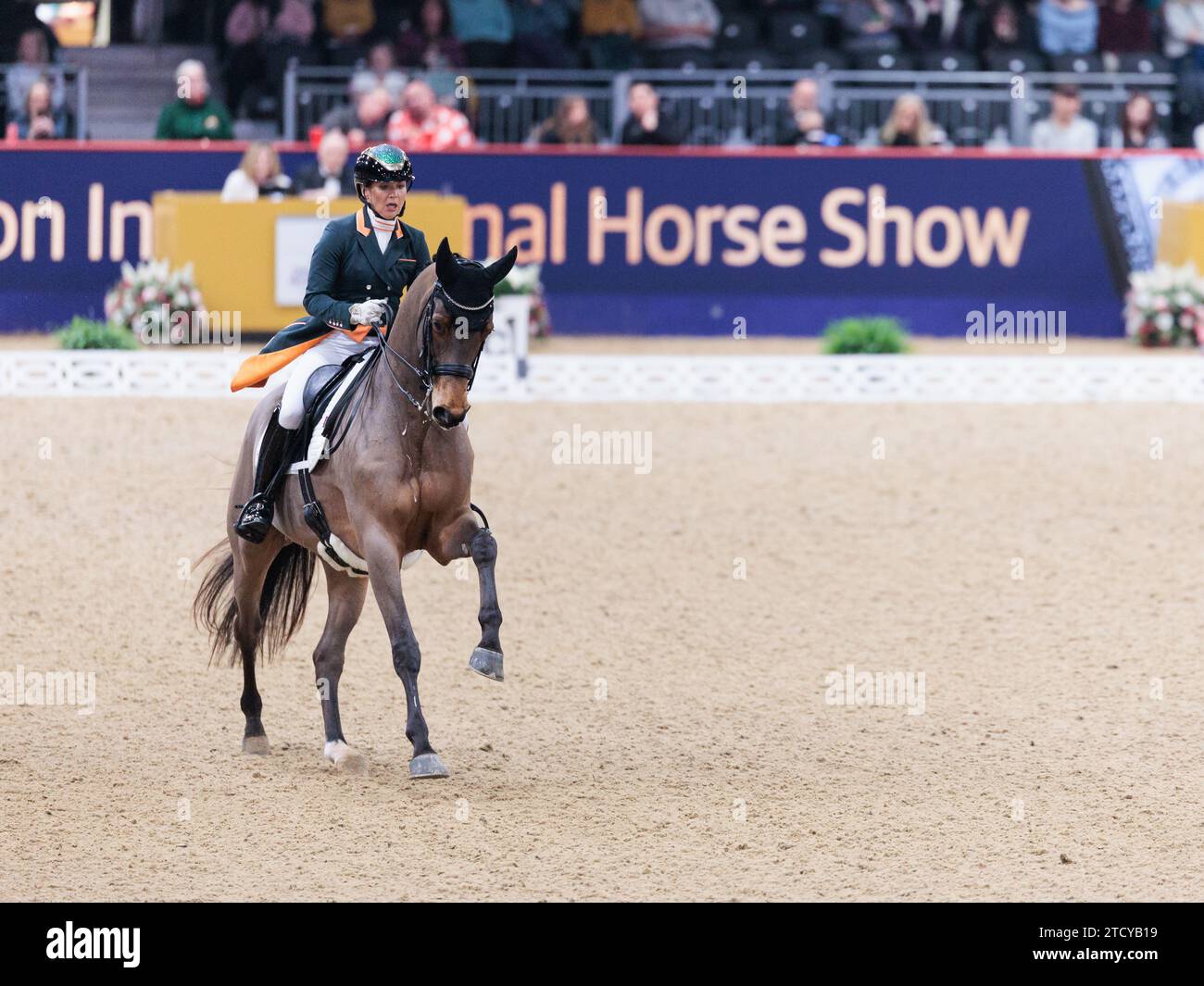 Abigail Lyle of Ireland with Giraldo during the FEI Dressage World Cup ...