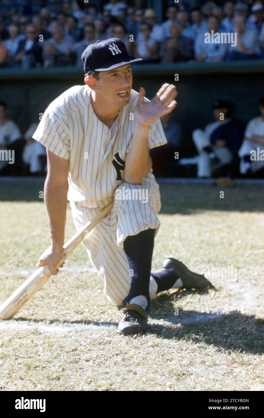 ST. PETERSBURG, FL - MARCH, 1956: Billy Martin #1 of the New York ...