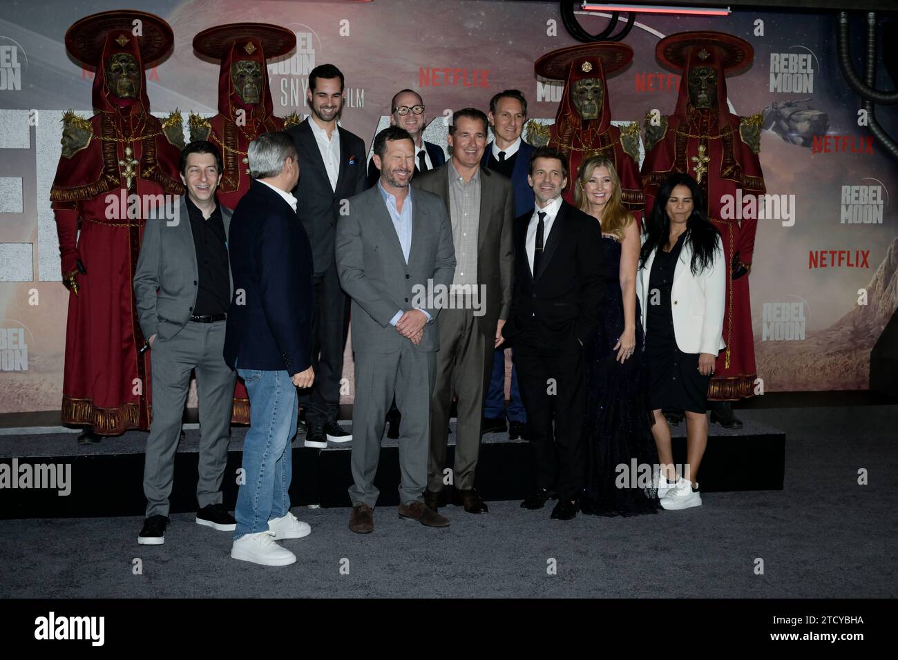 December 13, 2023, Hollywood, California, United States: (L-R) Andrew ...