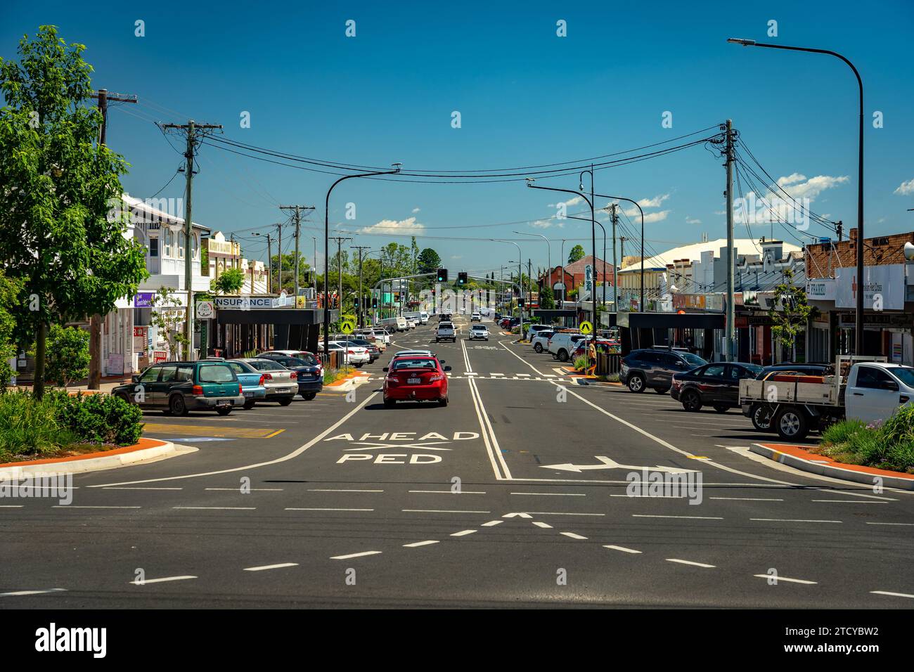Kingaroy, QLD, Australia - View along the Kingaroy Street Stock Photo - Alamy