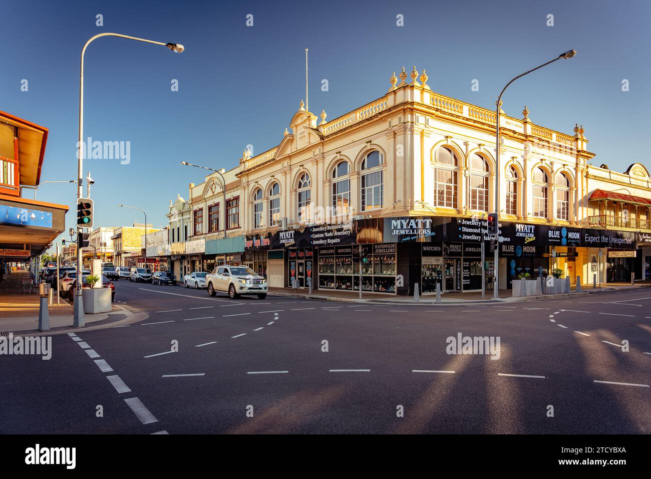 Maryborough, QLD, Australia - Historical buildings in town Stock Photo ...