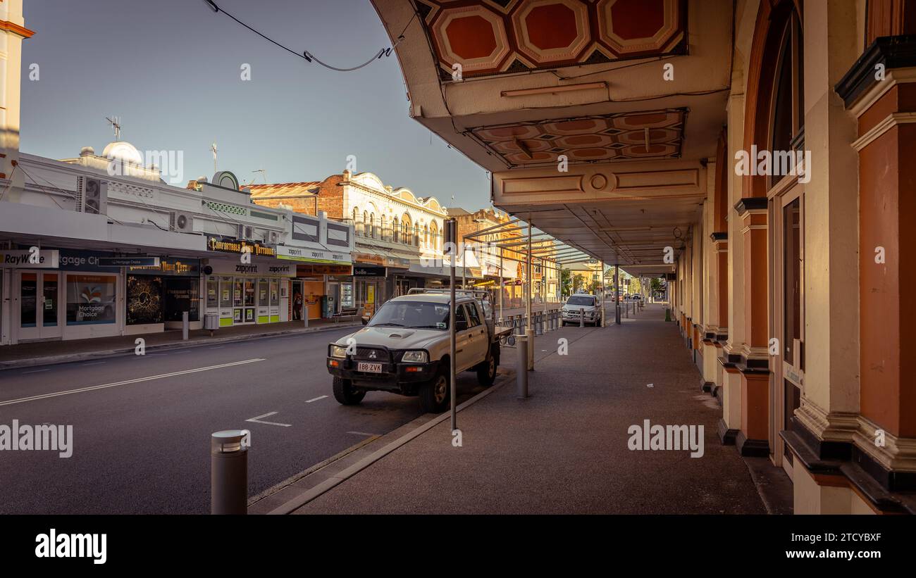 Maryborough, QLD, Australia - Historical buildings in town Stock Photo ...