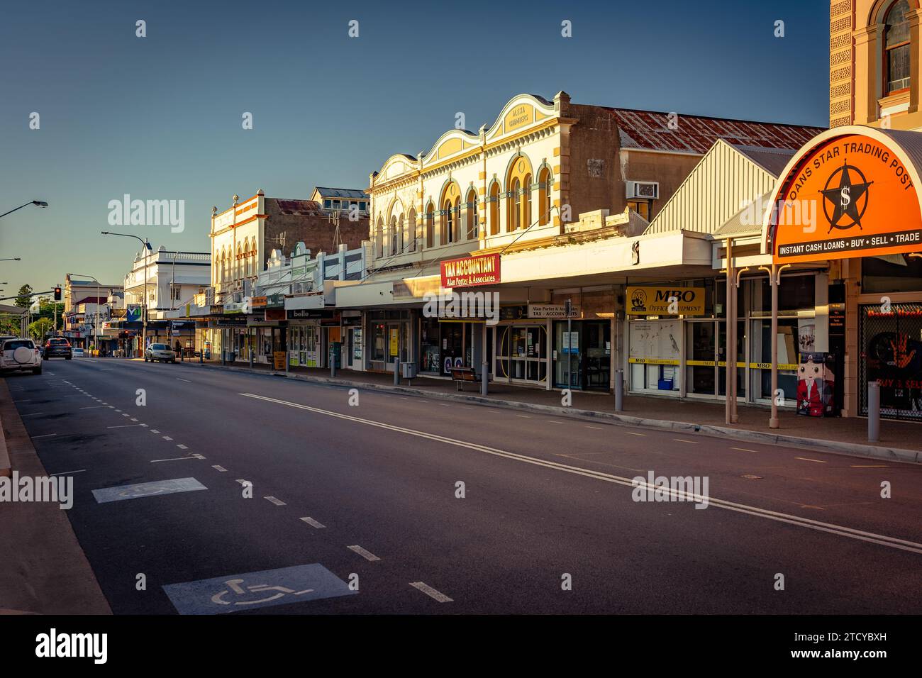 Maryborough, QLD, Australia - Historical buildings in town Stock Photo ...