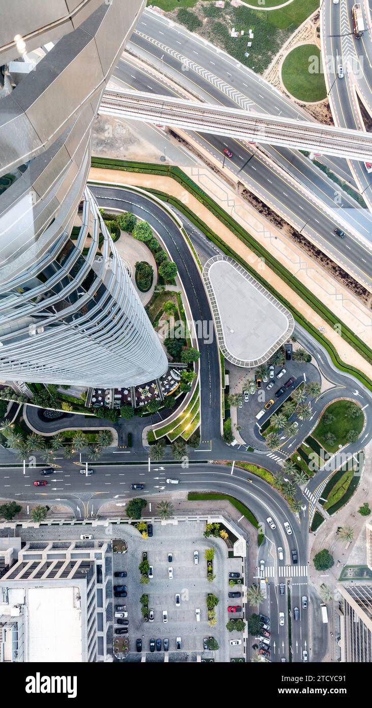 Dubai, United Arab Emirates. 13th Dec, 2023. A view on a tower is seen ...