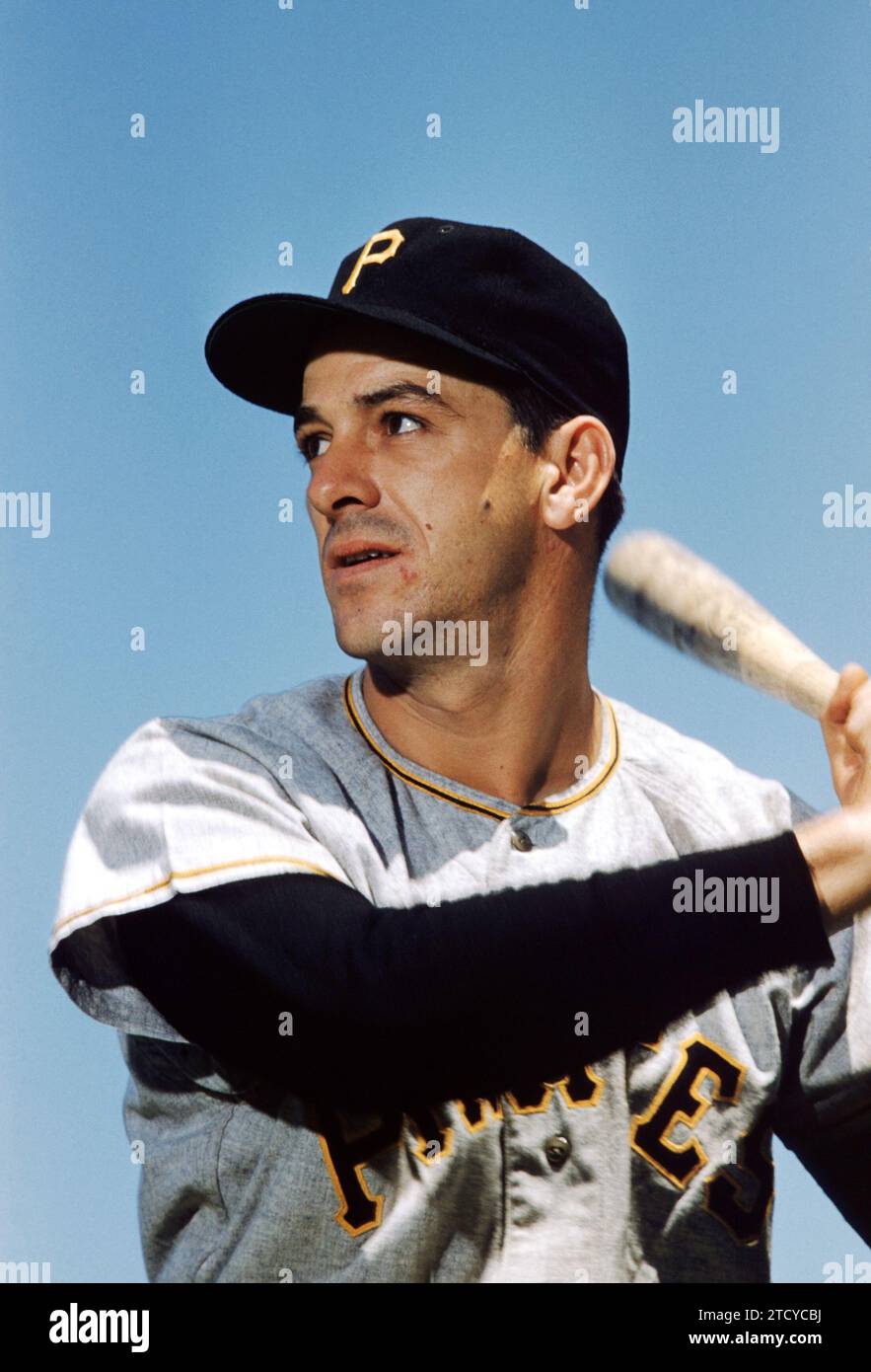 MAY, 1956: Dale Long #3 of the Pittsburgh Pirates poses for a portrait ...