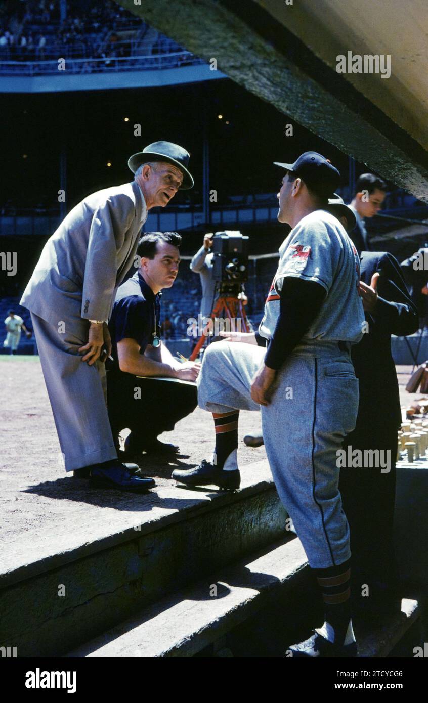 BRONX, NY - MAY, 1955: Jackie Farrell of the New York Yankees PR Staff ...