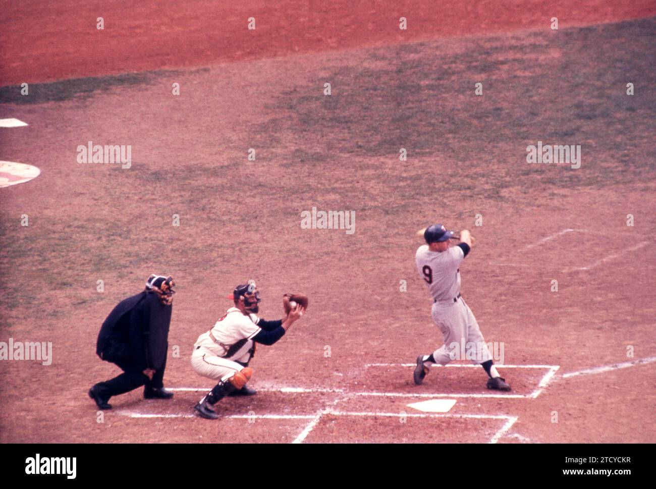 LOS ANGELES, CA - JUNE 14: Rich Rollins #9 of the Minnesota Twins ...