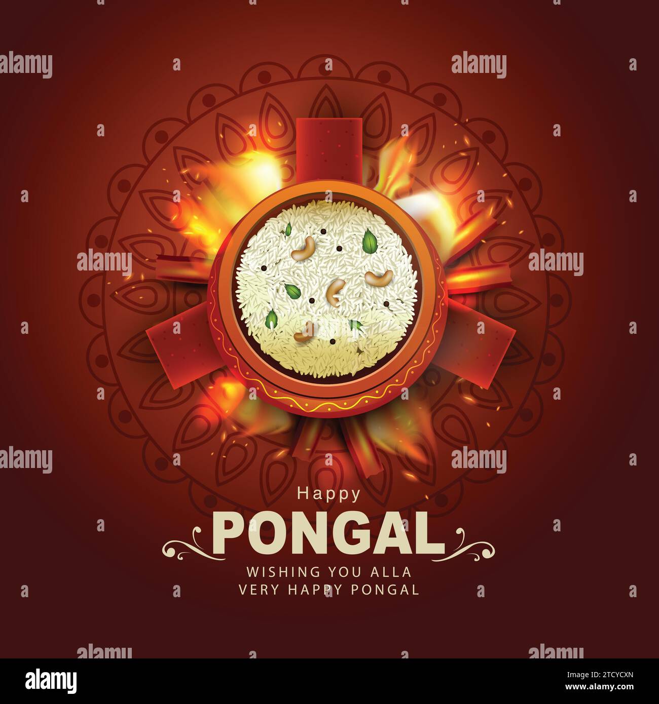 South Indian harvesting festival, Happy Pongal celebrations greetings ...