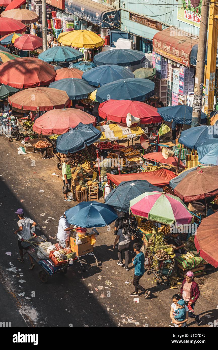 Market stall lima peru hi-res stock photography and images - Alamy
