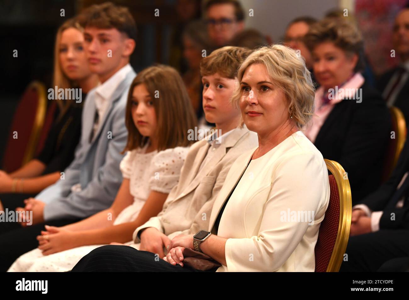 Brisbane, Australia. 15th Dec, 2023. Kim Miles, wife to Incoming ...