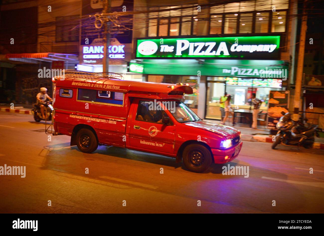 Songthaew Tha Phae Gate Old City Chiang Mai Thailand Stock Photo - Alamy